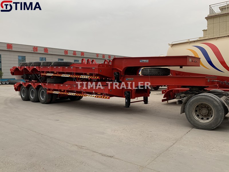 50 Tons Low Bed Trailer Delivery To Uganda - SHANDONG TIMA ...