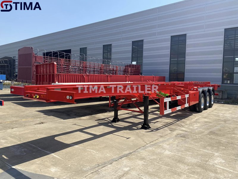40FT Container Skeleton Trailer For Tanzania - SHANDONG TIMA ...