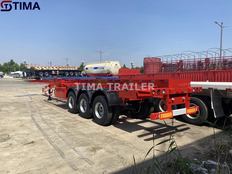 40FT Container Skeleton Trailer For Tanzania - SHANDONG TIMA ...